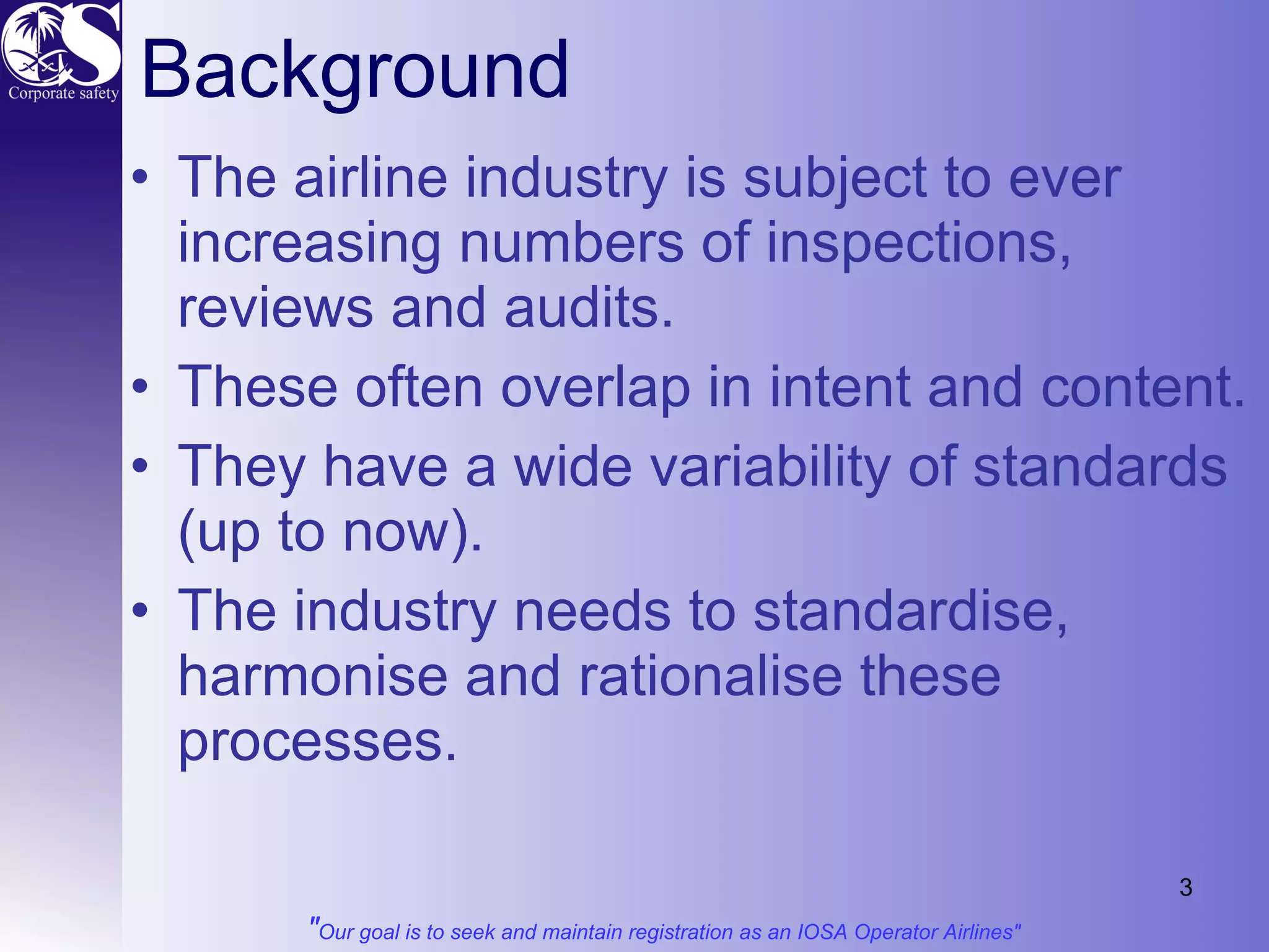 Iata operational safety_audit_(iosa) | PPT