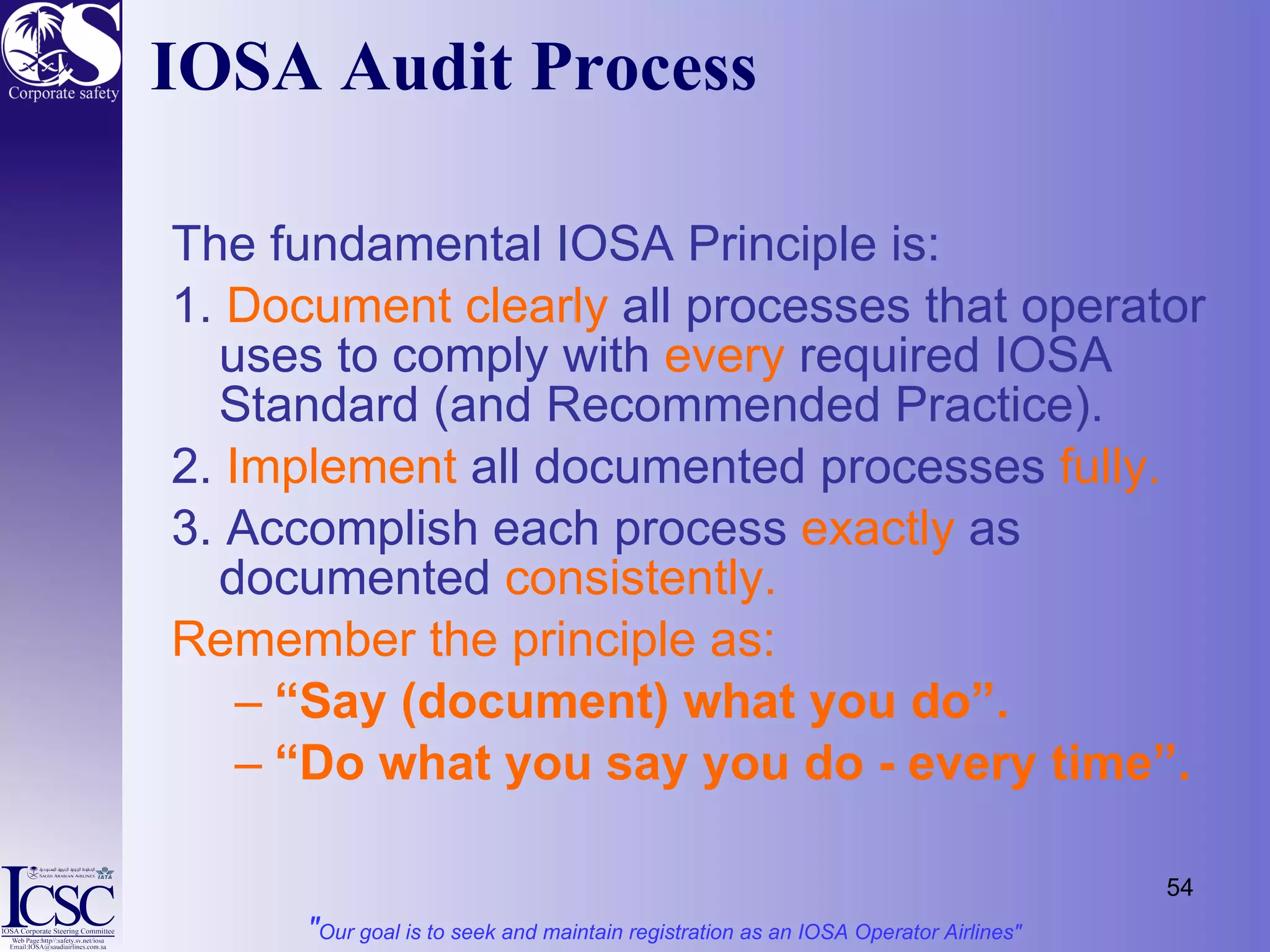 Iata operational safety_audit_(iosa) | PPT