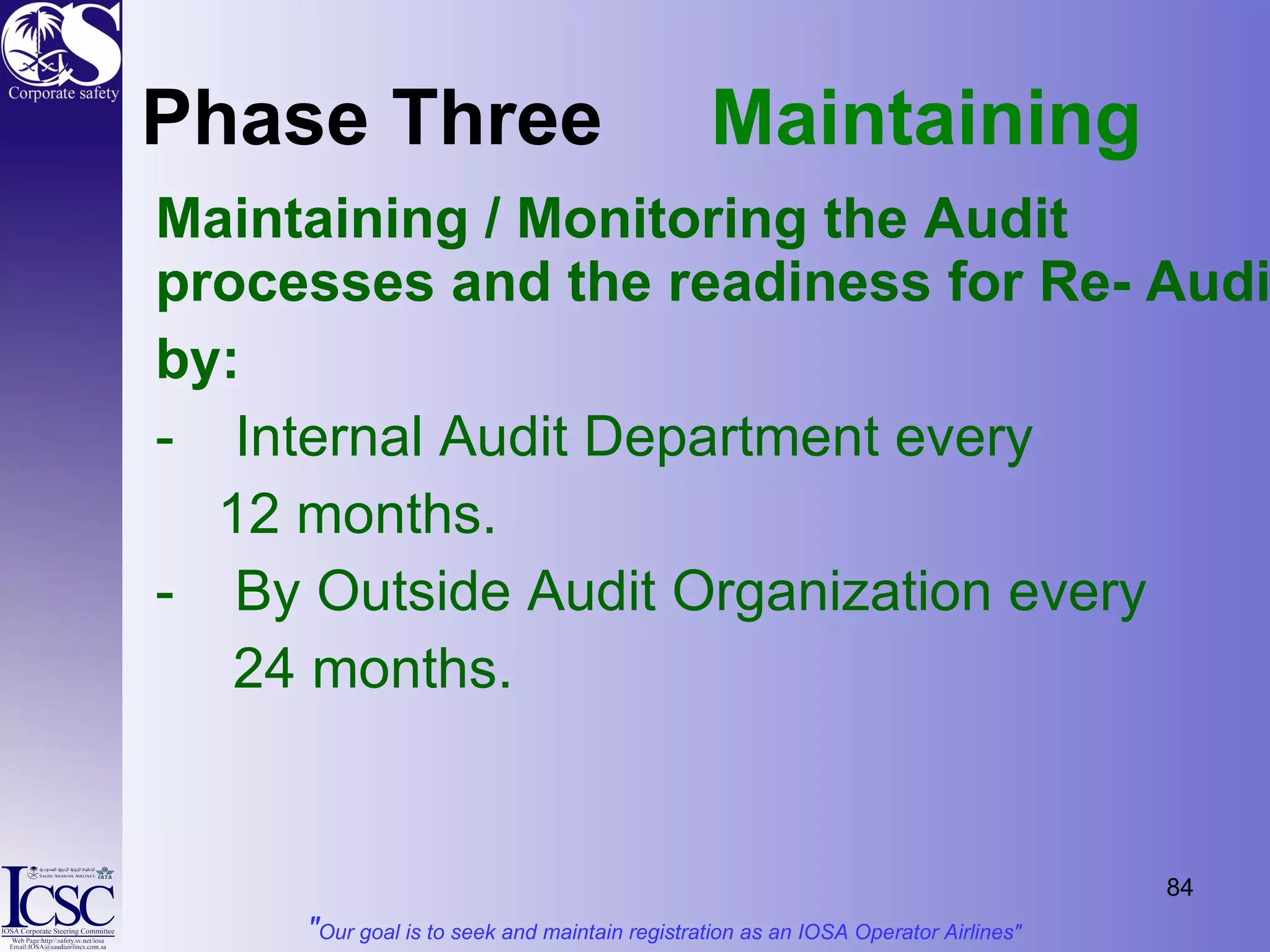 Iata operational safety_audit_(iosa) | PPT