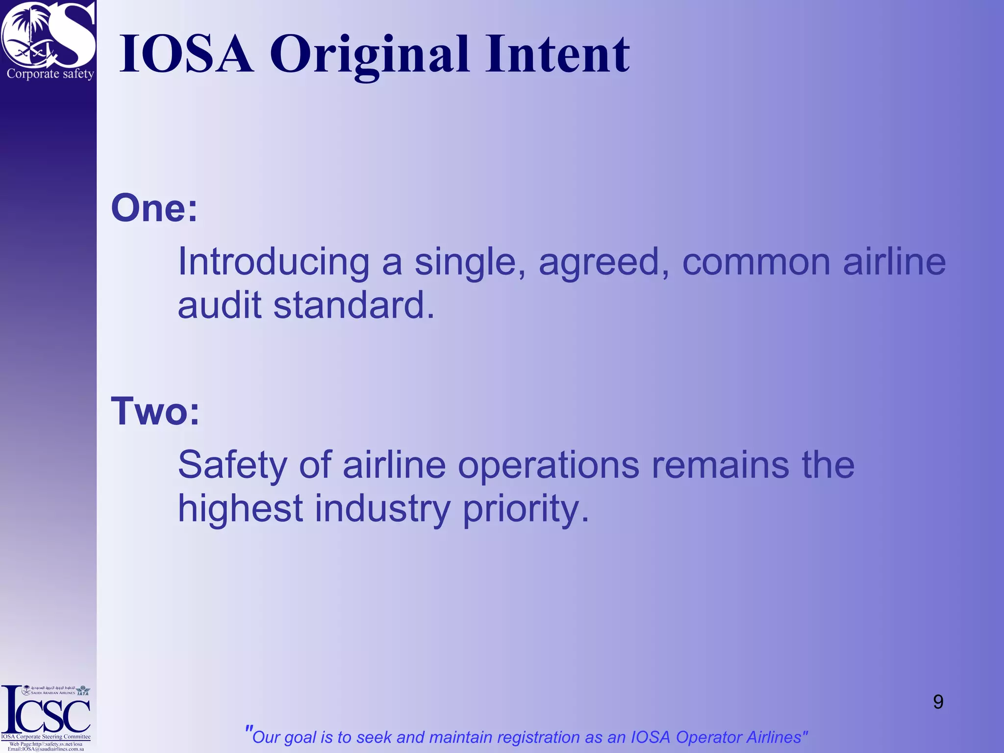Iata operational safety_audit_(iosa) | PPT