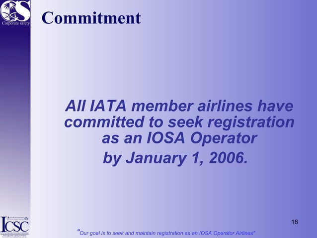 Iata operational safety_audit_(iosa) | PPT