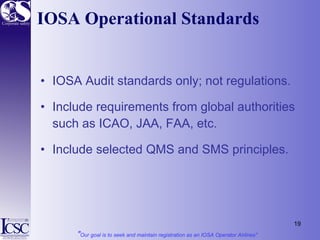 Iata operational safety_audit_(iosa) | PPT