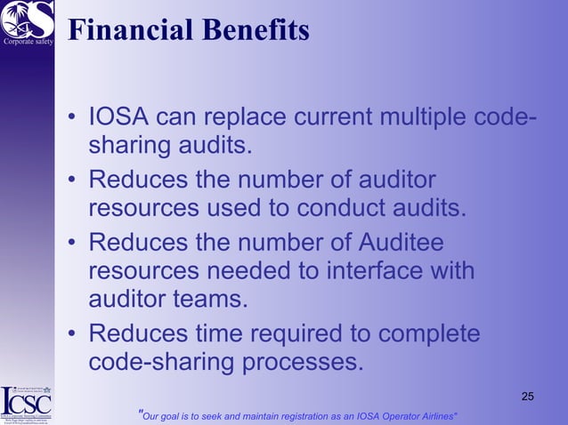 Iata operational safety_audit_(iosa) | PPT
