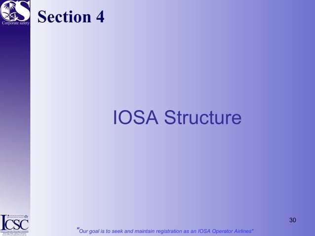 Iata operational safety_audit_(iosa) | PPT