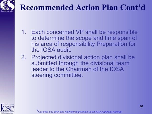 Iata operational safety_audit_(iosa) | PPT