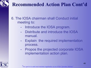 Iata operational safety_audit_(iosa) | PPT