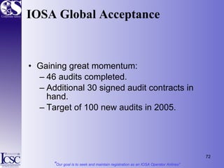 Iata operational safety_audit_(iosa) | PPT