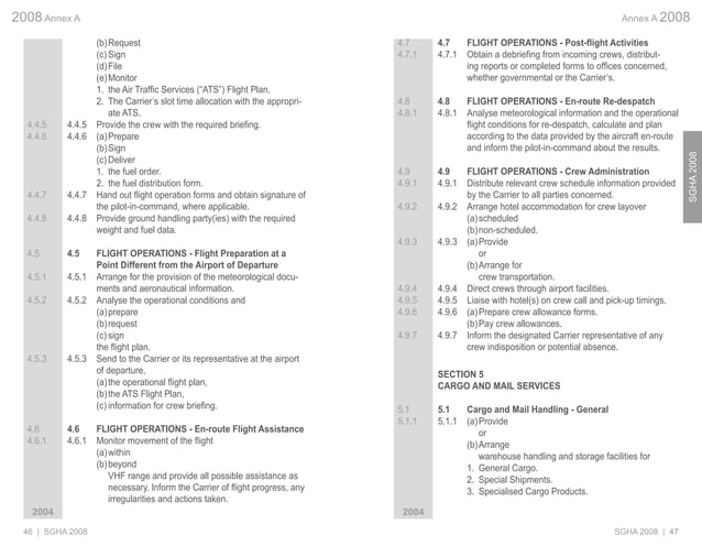 IATA STANDARD GROUND HANDLING AGREEMENT (AHS Gmbh.).pdf | Air Travel ...