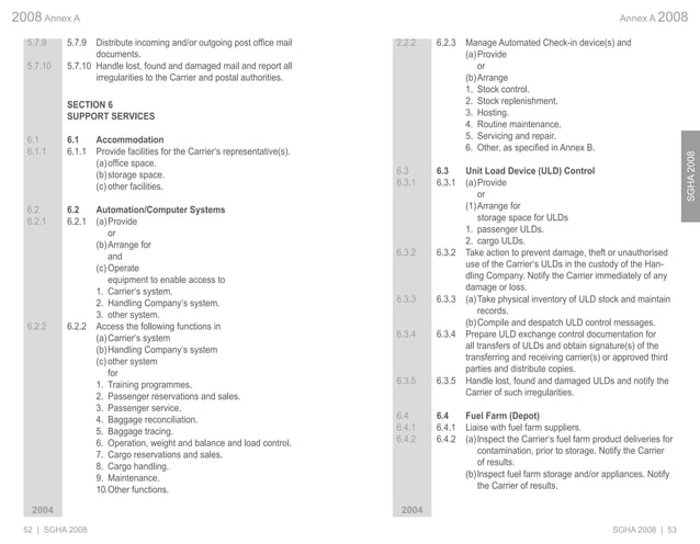 IATA STANDARD GROUND HANDLING AGREEMENT (AHS Gmbh.).pdf | Air Travel ...