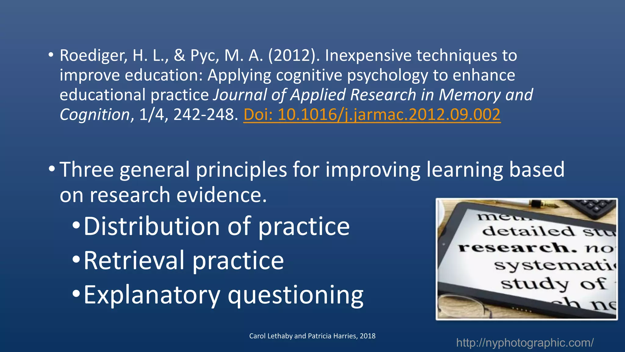 Evidence-based teaching strategies in ELT | PPTX