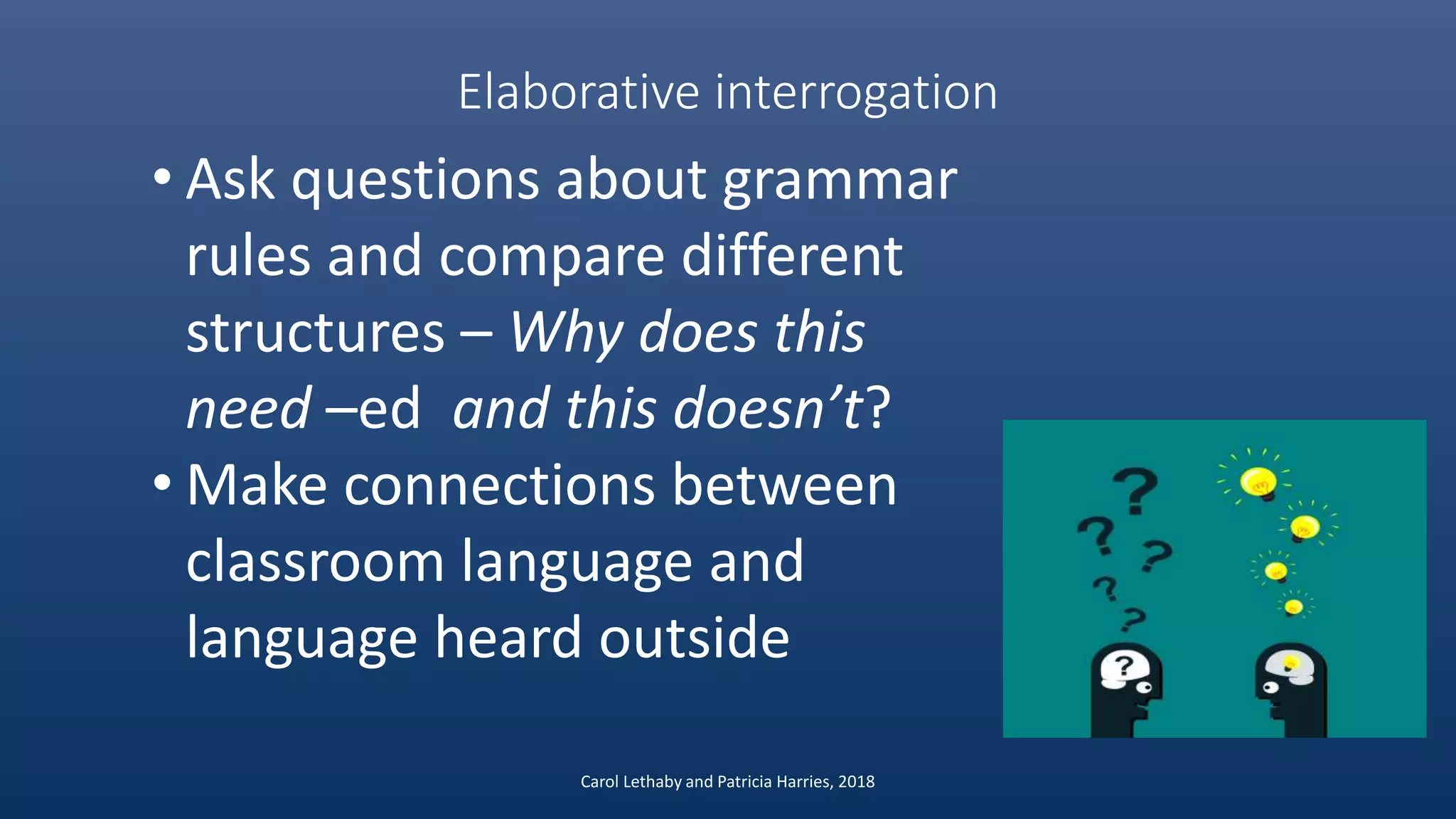 Evidence-based teaching strategies in ELT | PPTX