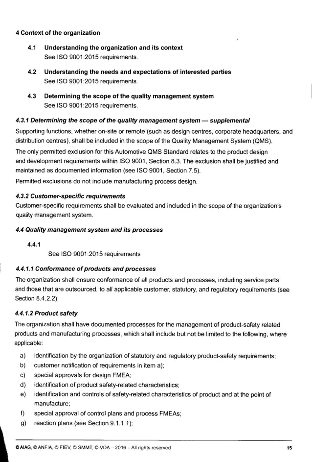 Iatf 16949-2016 | PDF