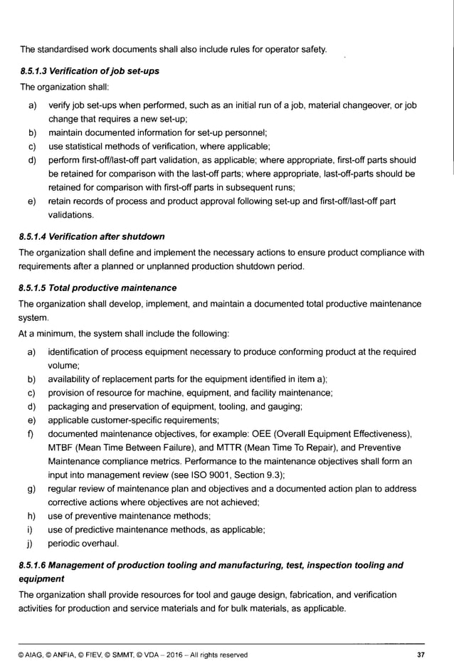 Iatf 16949-2016 | PDF