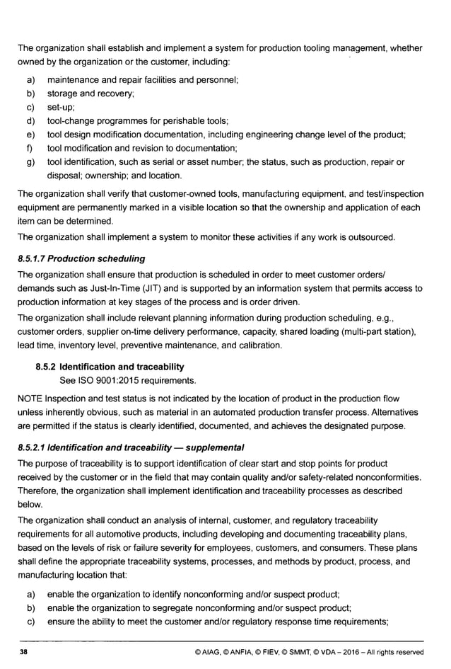 Iatf 16949-2016 | PDF