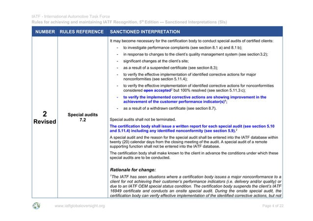 IATF-Rules-5th-Edition_Sanctioned-Interpretations-Dec-2020.pdf | Automotive