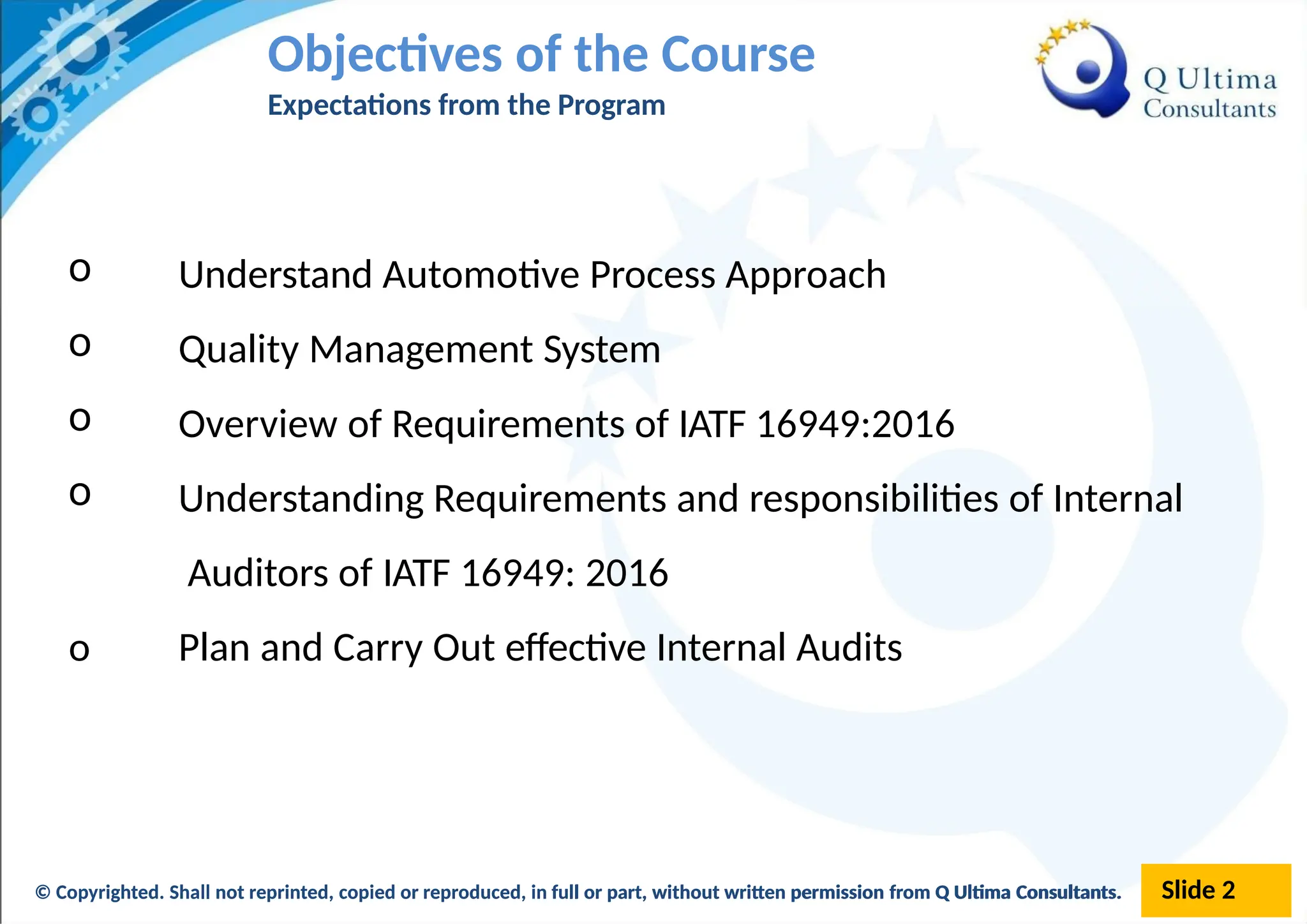 IATF16949-Internal Quality Auditor-Ver-03-Rev01-2days.pptx | Business ...