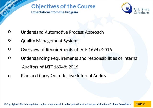 IATF16949-Internal Quality Auditor-Ver-03-Rev01-2days.pptx | Business Accounting & Finance ...