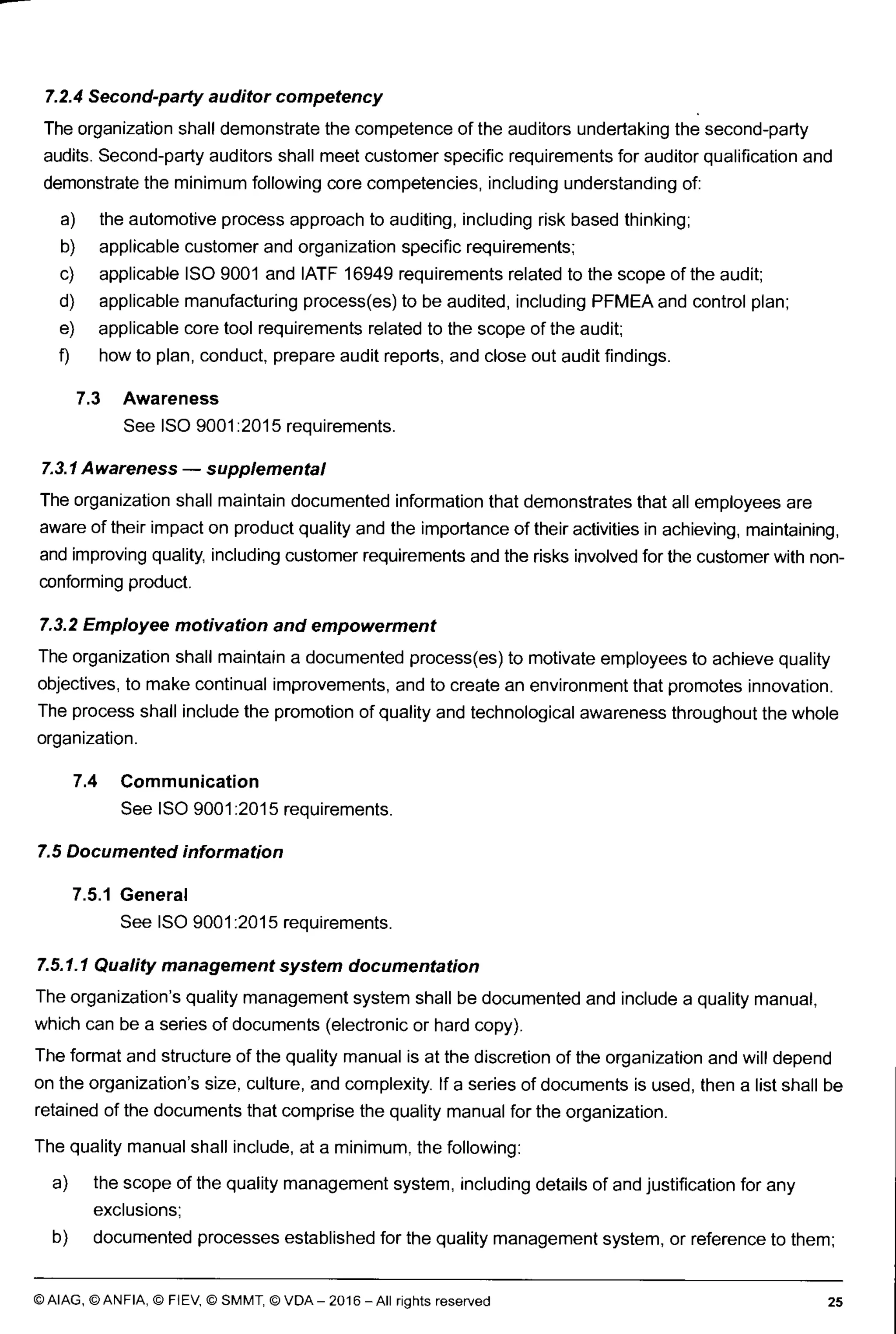 Iatf 16949 2016 | PDF