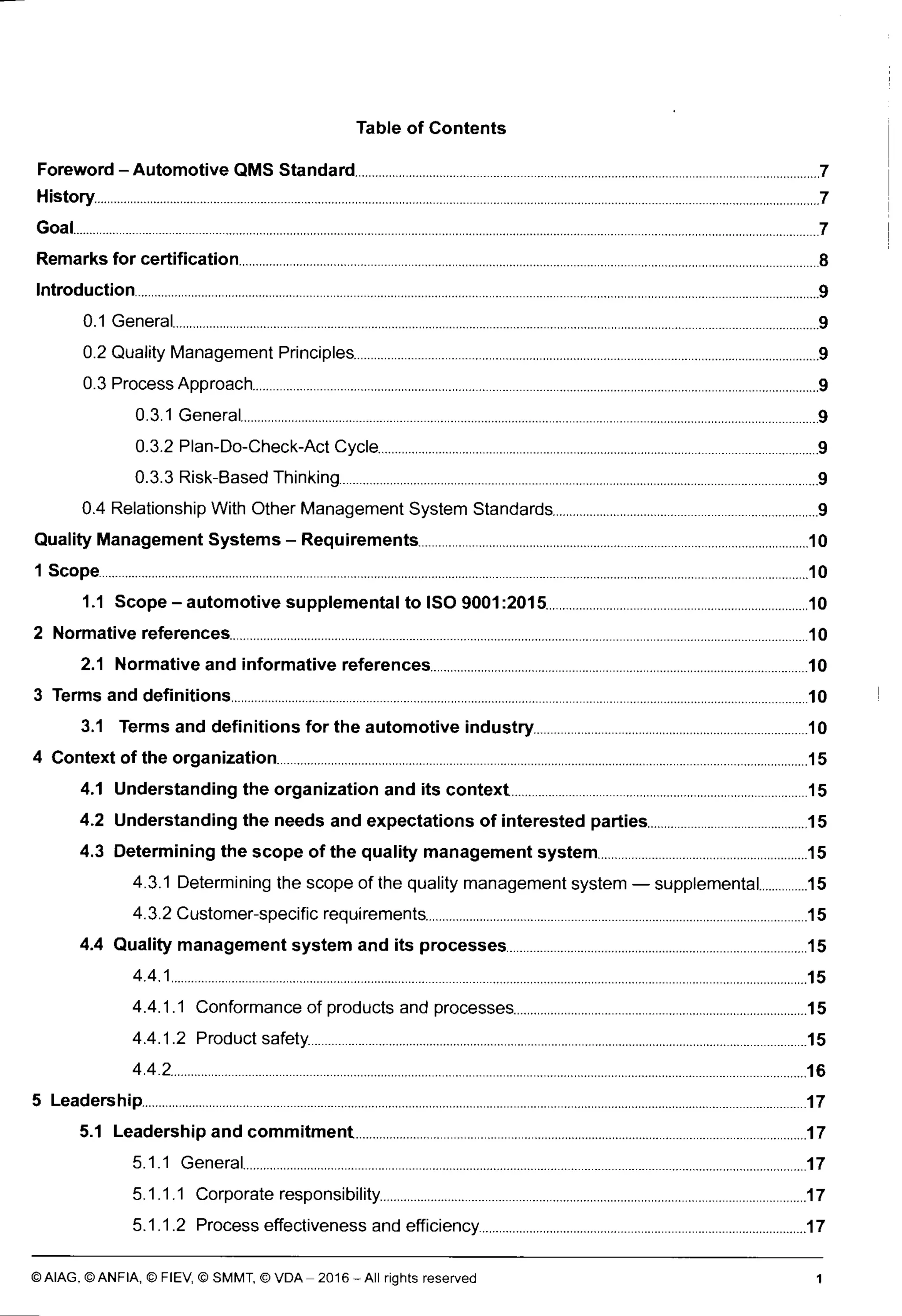 Iatf 16949 2016 | PDF