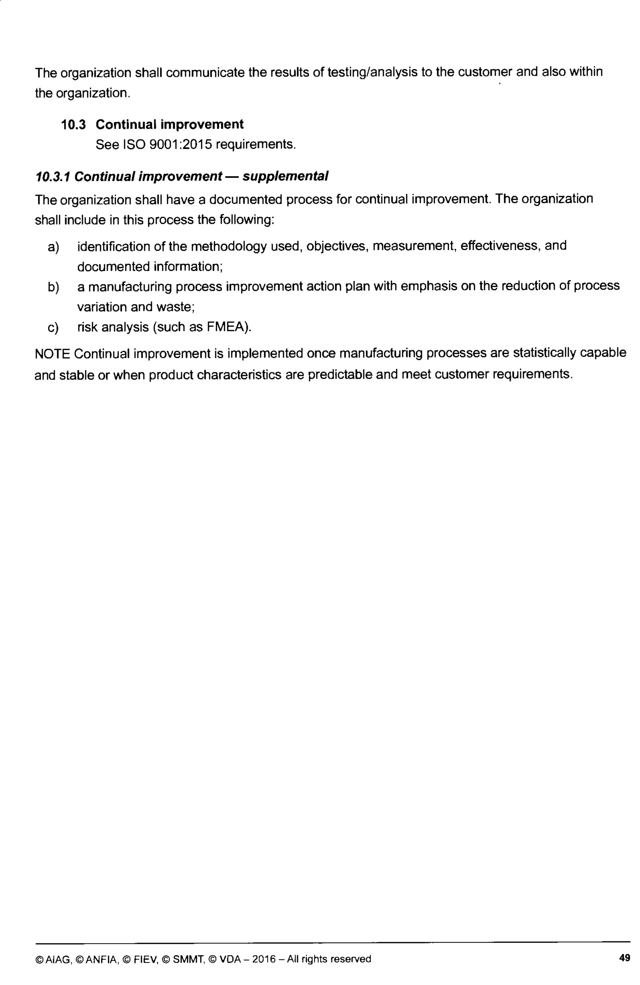 Iatf 16949 2016 | PDF