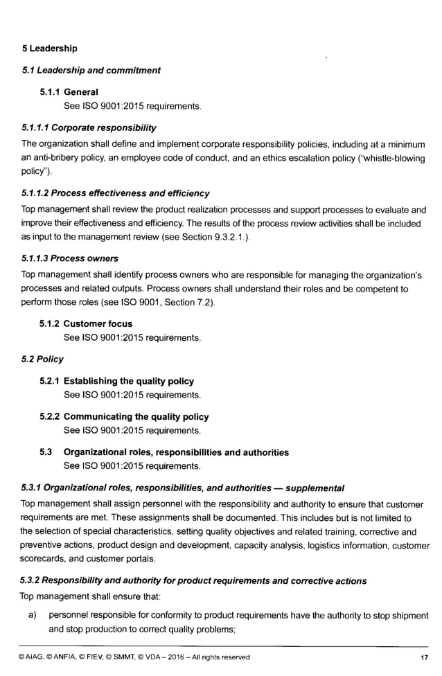 Iatf 16949 2016 | PDF