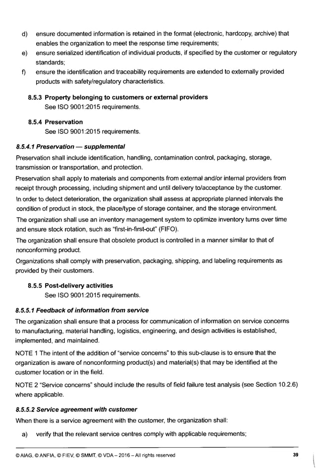 Iatf 16949 2016 | PDF