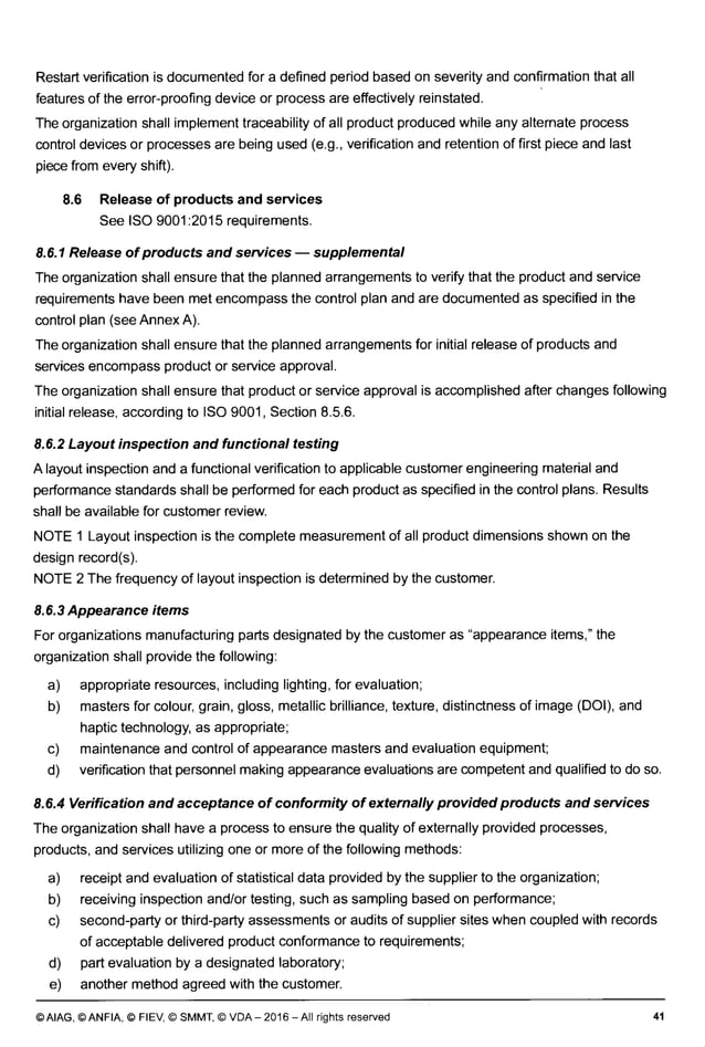 Iatf 16949 2016 | PDF