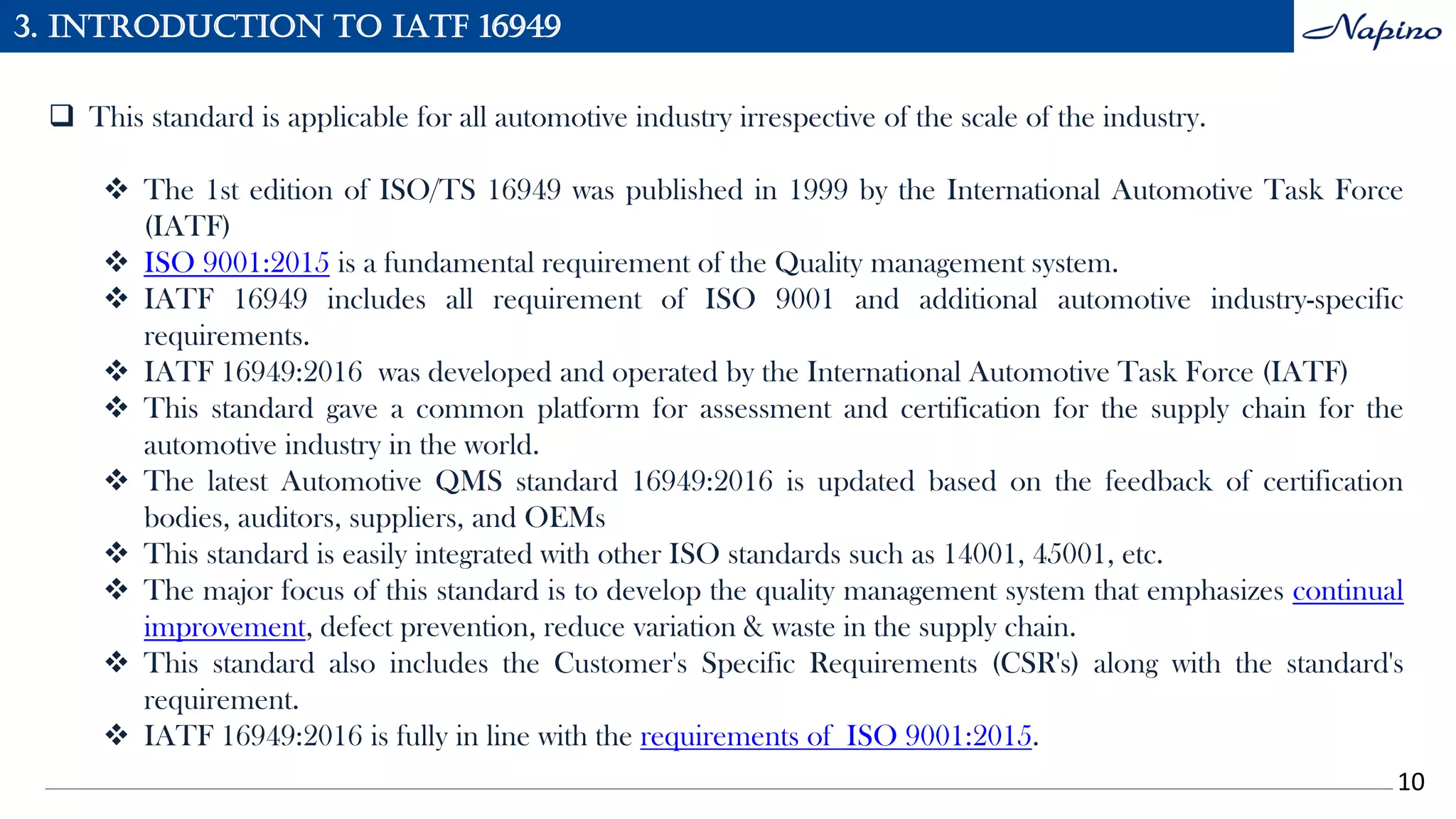 IATF 16949:2016 Clause Modification & Add | PDF