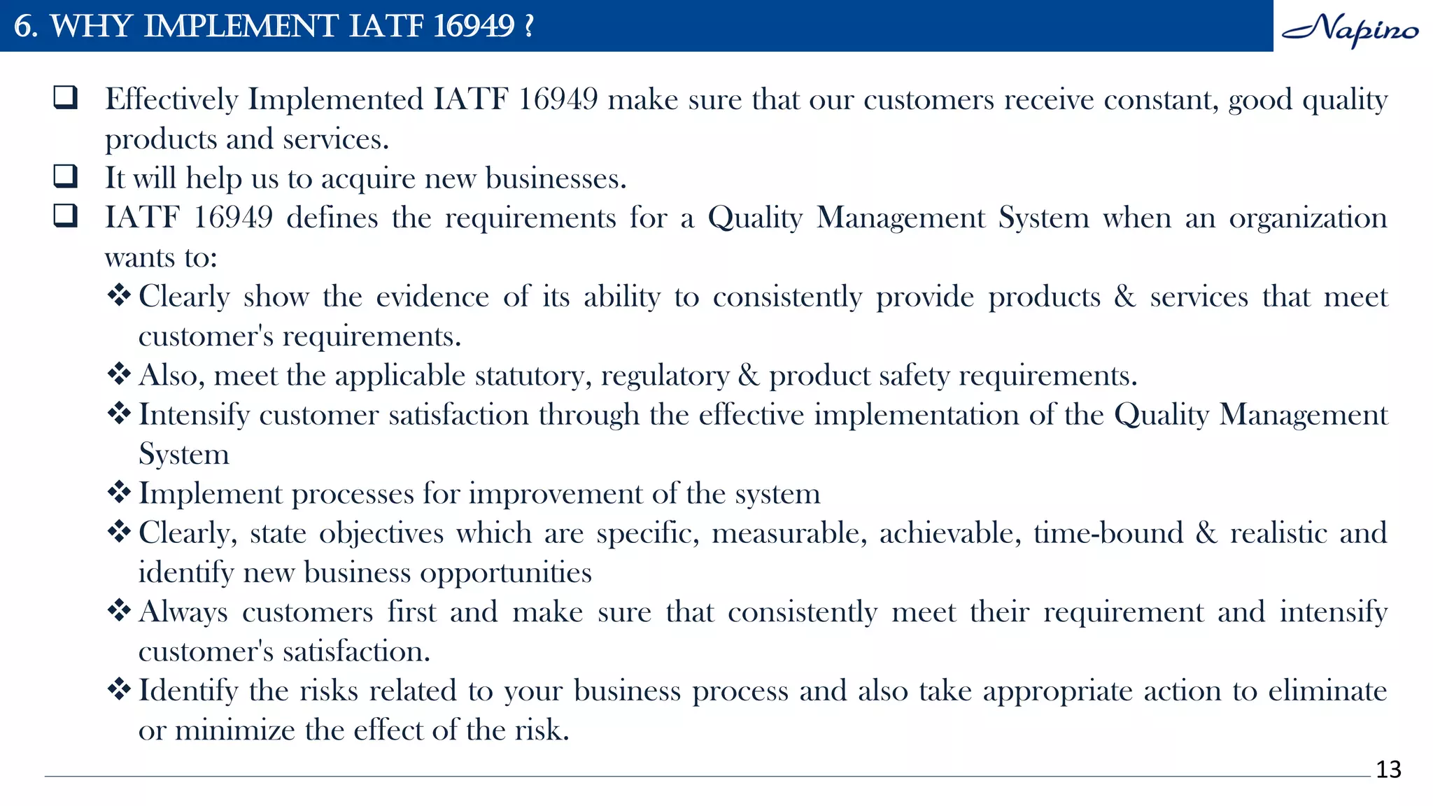 IATF 16949:2016 Clause Modification & Add | PDF