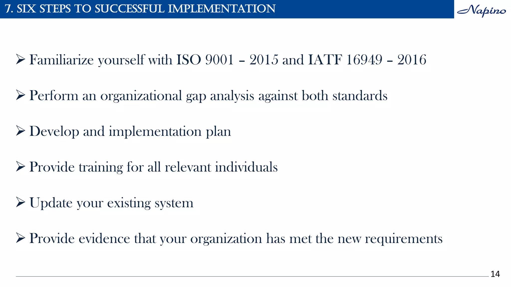 IATF 16949:2016 Clause Modification & Add | PDF
