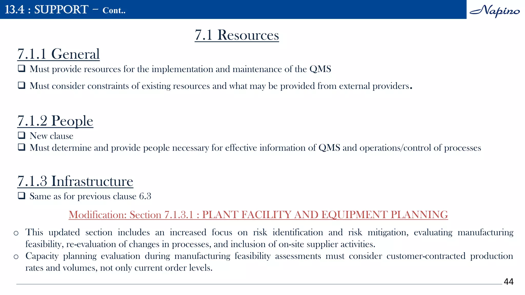 IATF 16949:2016 Clause Modification & Add | PDF