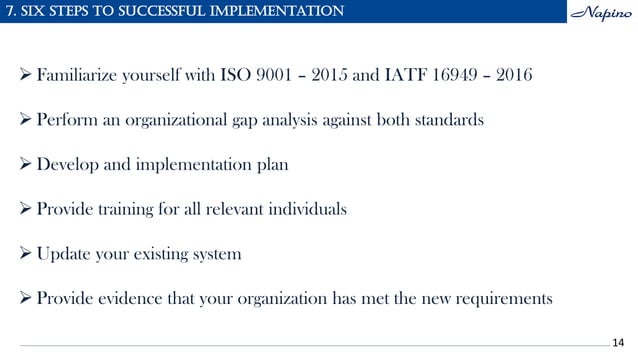 IATF 16949:2016 Clause Modification & Add | PDF