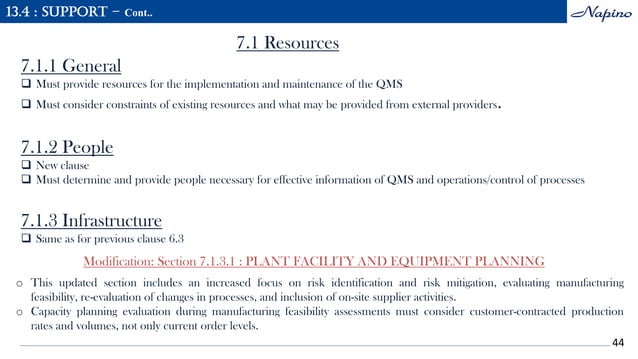 IATF 16949:2016 Clause Modification & Add | PDF