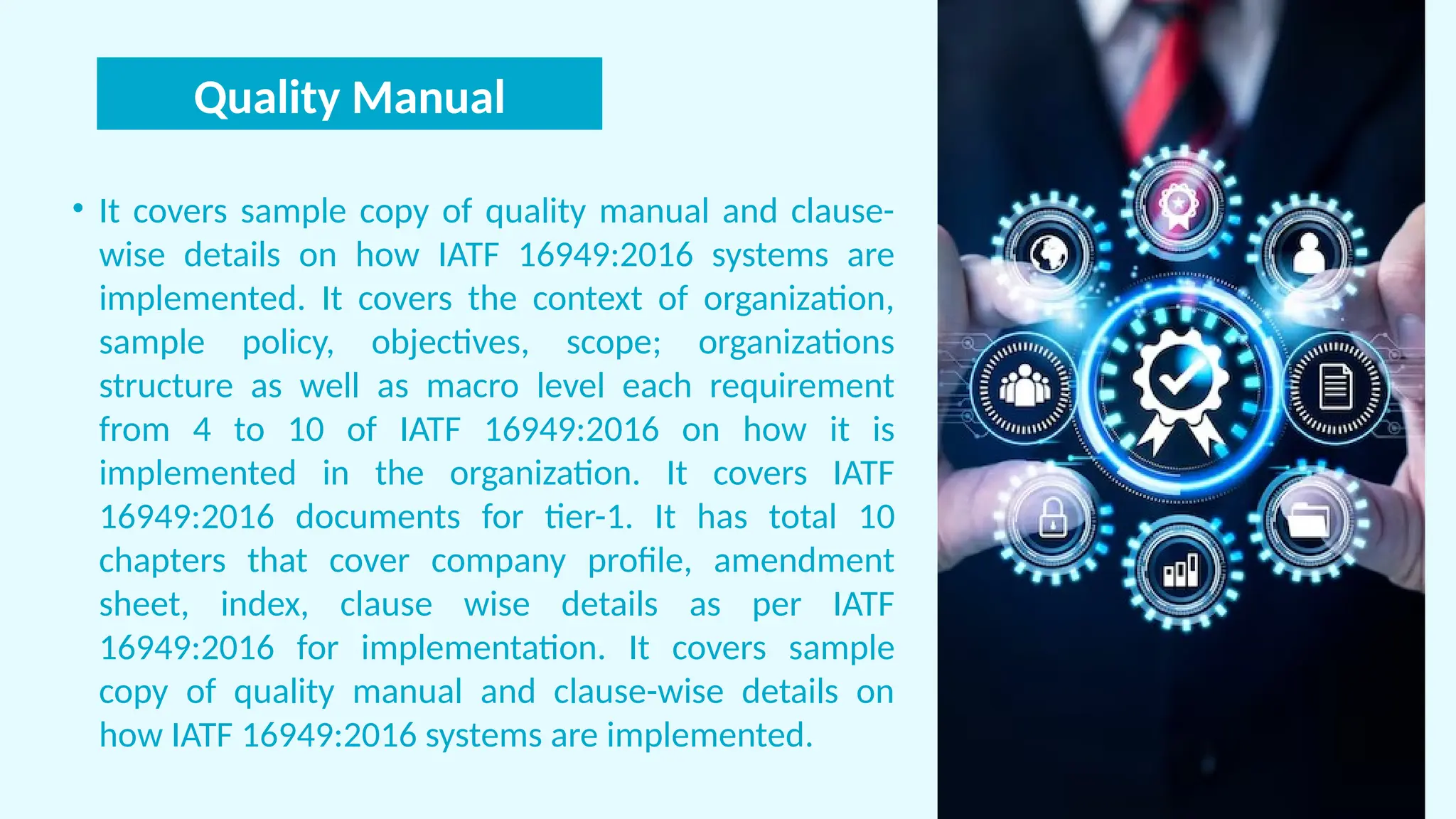 IATF 16949 2016 Documents - Manual, Checklists, Templates.pptx