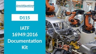 IATF 16949 2016 Documents - Manual, Checklists, Templates.pptx
