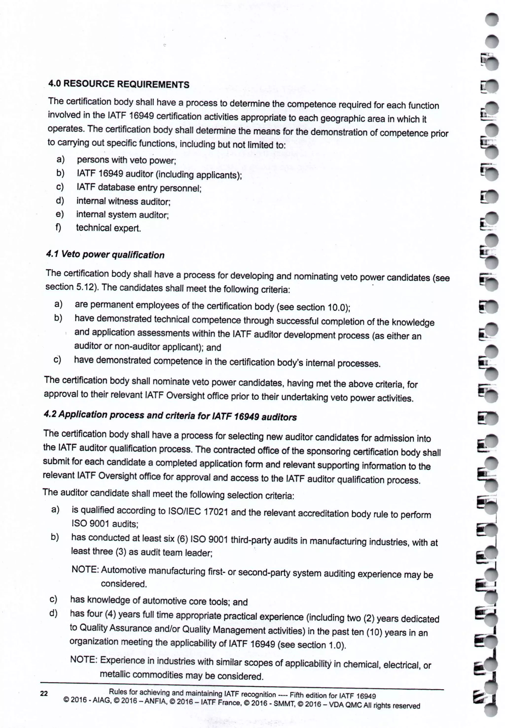 Rules for achieving and maintaining IATF Recognition IATF Rules 5th ...