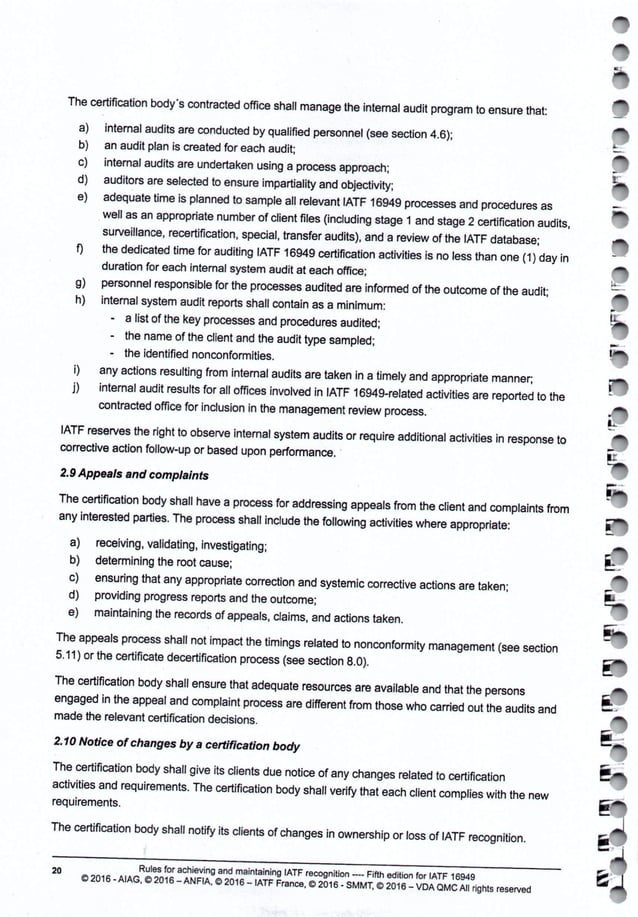 Rules for achieving and maintaining IATF Recognition IATF Rules 5th ...