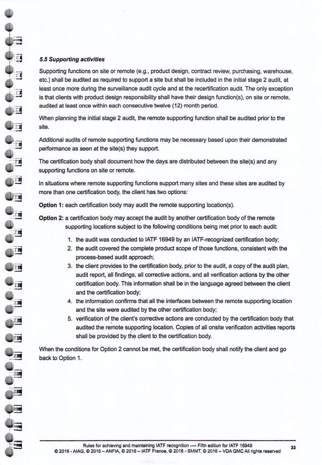 Rules for achieving and maintaining IATF Recognition IATF Rules 5th ...