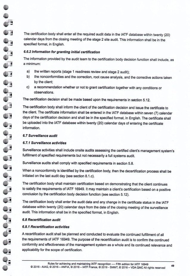 Rules for achieving and maintaining IATF Recognition IATF Rules 5th ...
