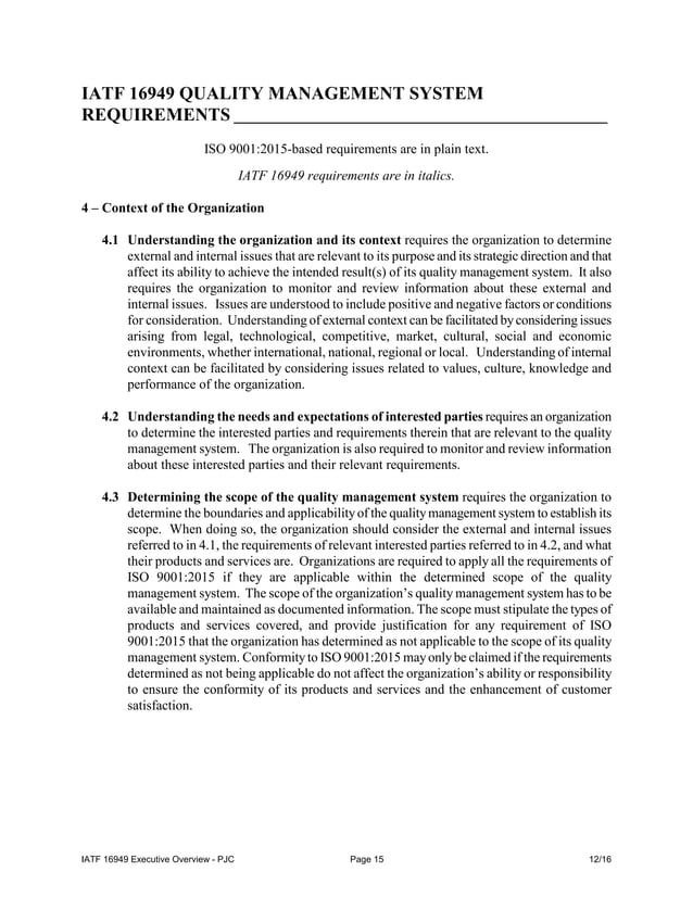 IATF 16949 Training PPT.pdf | Automotive Industry | Industries