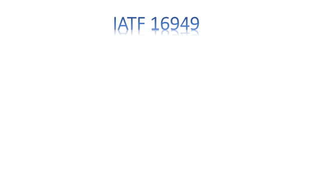 IATF 16949 CLAUSES TRAINING MATERIAL BRIEF | PPTX