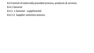 IATF 16949 CLAUSES TRAINING MATERIAL BRIEF | PPTX