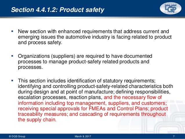IATF 16949 Webinar Slides 3.7.17