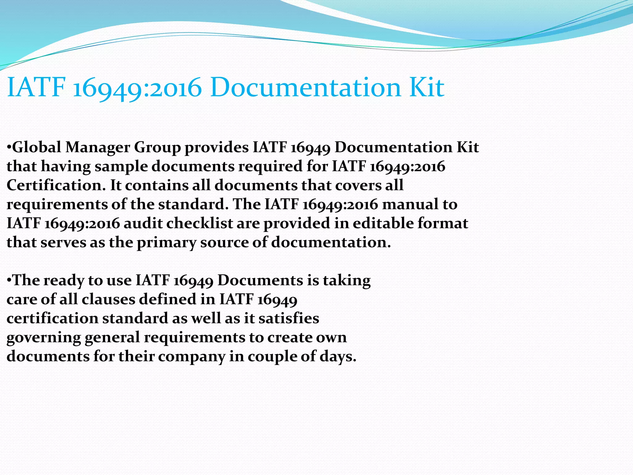 IATF PPT K-10655 | PPTX