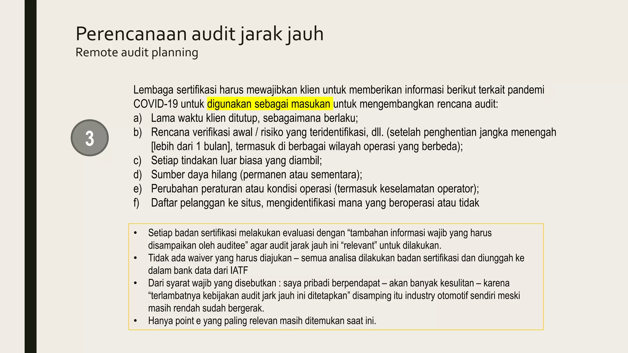 Iatf waiver edisi ke 5 | PPTX