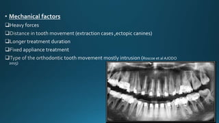 Iatrogenic effect of orthodontic tooth movement | PPTX