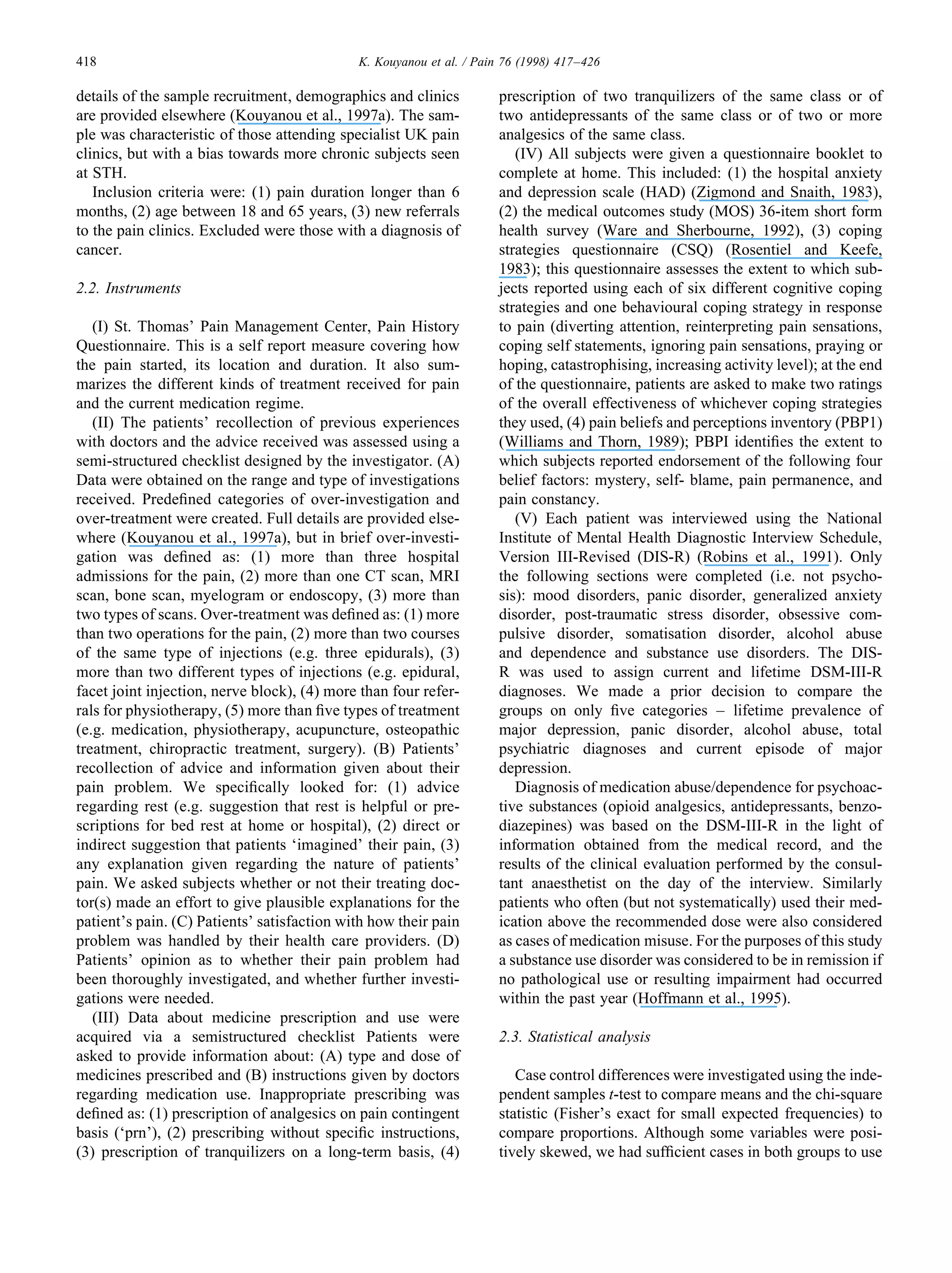 Catastrophizing & Iatrogenesis | PDF