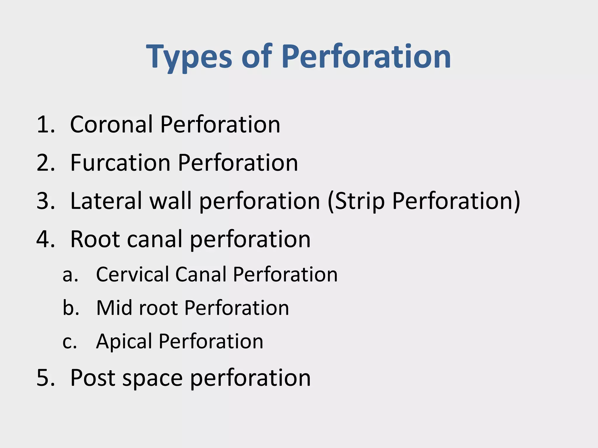 Iatrogenic Perforation- A guide to fixing the hole in your patient's ...