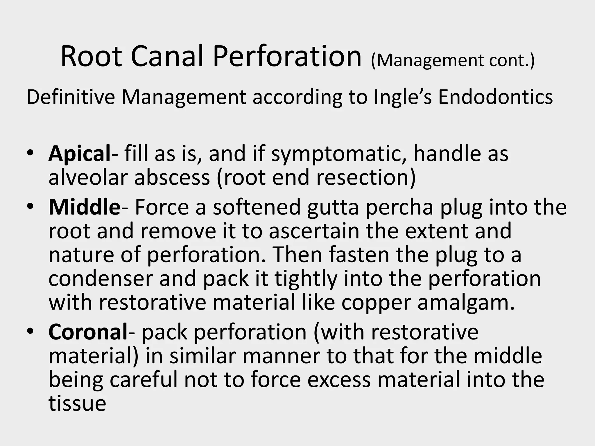 Iatrogenic Perforation- A guide to fixing the hole in your patient's ...