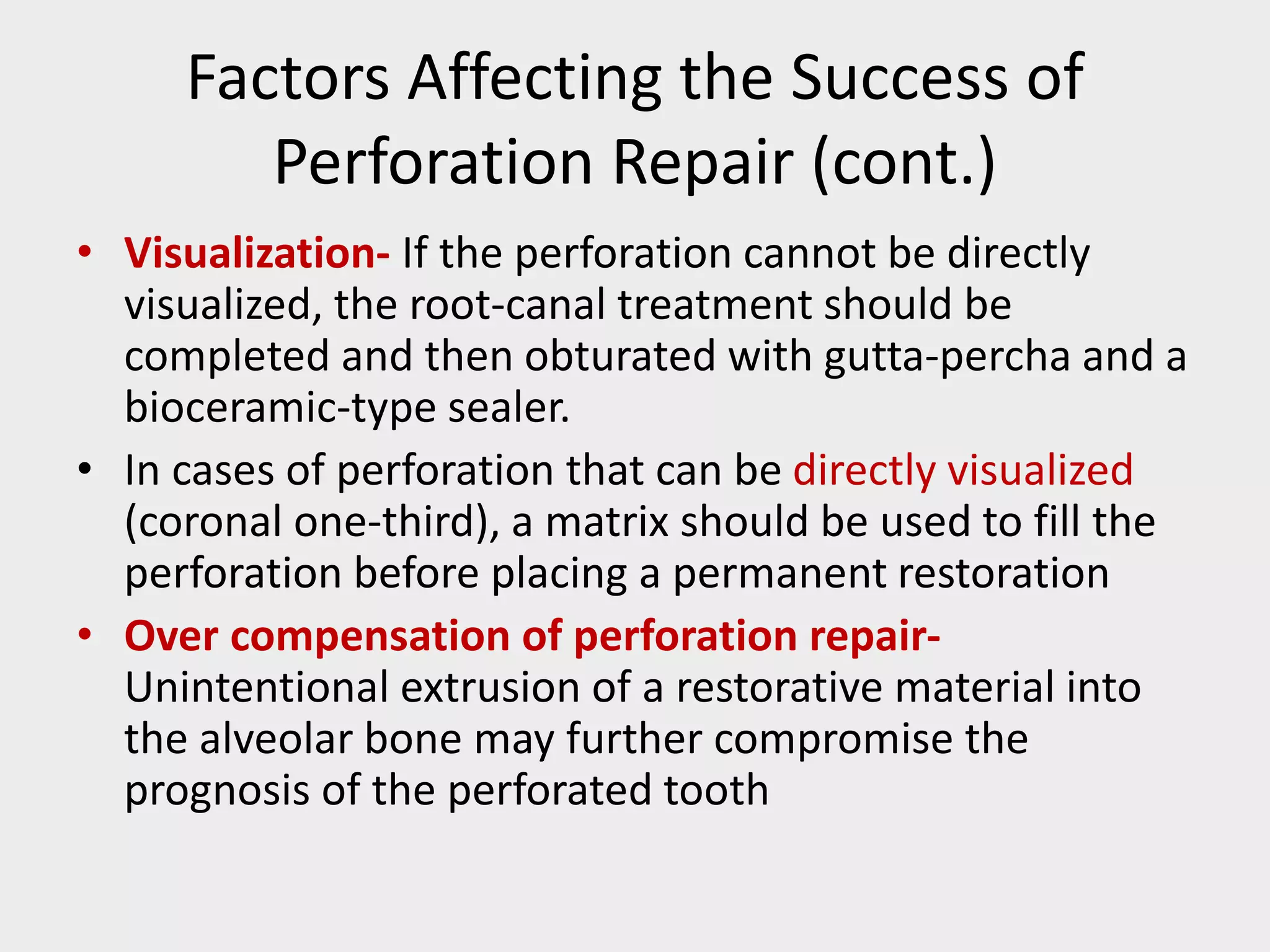 Iatrogenic Perforation- A guide to fixing the hole in your patient's ...